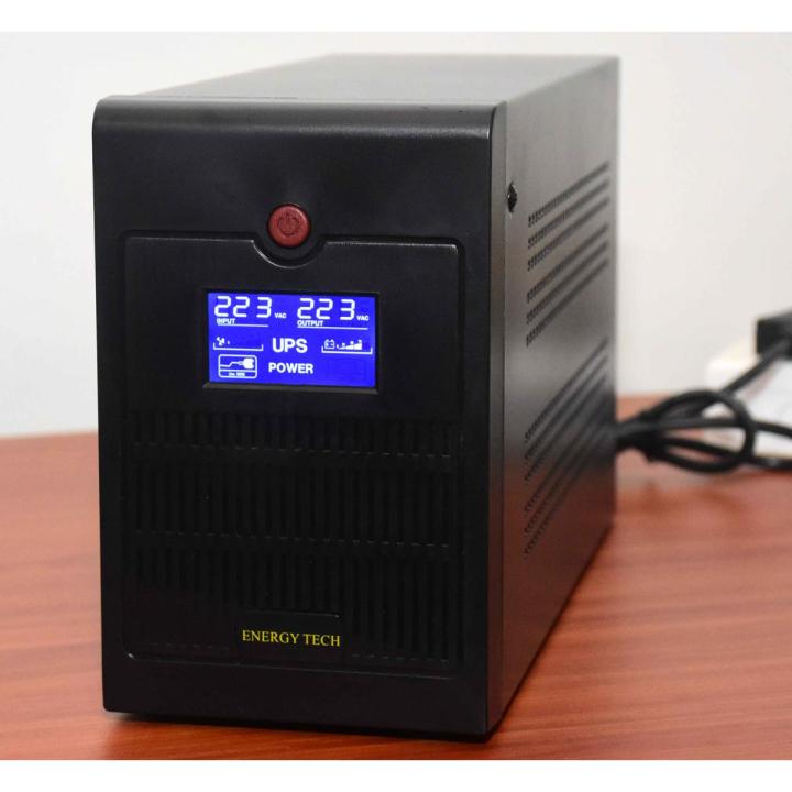 UPS 1200VA ENERGY TECH Super-Fast Charging UPS with AVR/ Universal ...