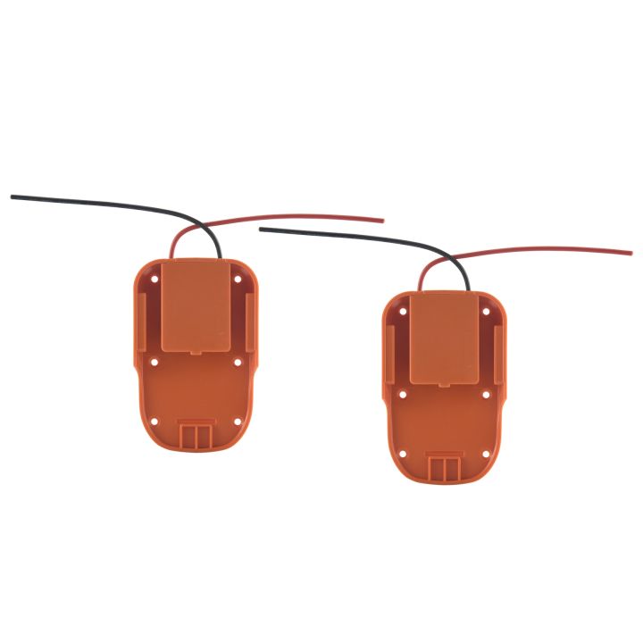 2Pc for Power Wheels Adapter for Ridgid AEG 18V Hyper Li-Ion Battery ...