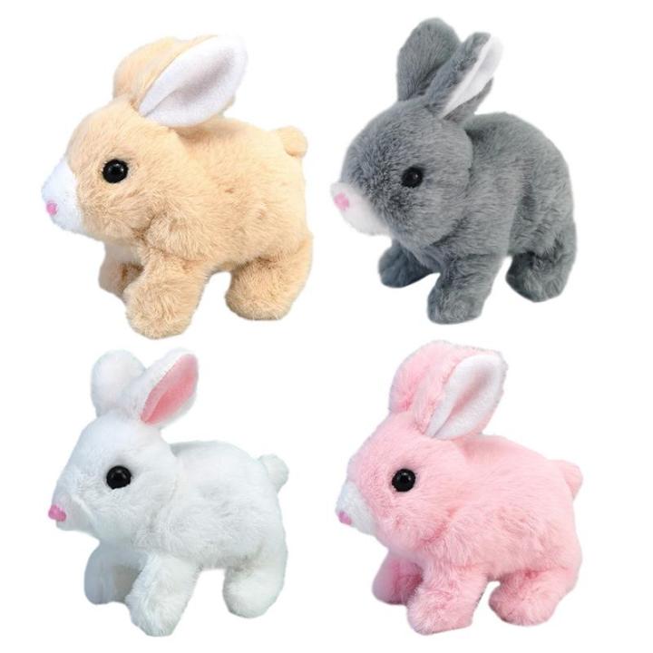 MuXiaRe Electronic Plush Rabbit Toy Robot Bunny Walking Jumping Running ...