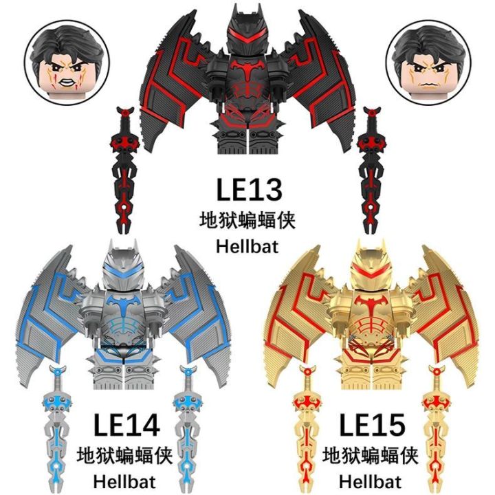 【Cheap】LE13-15 Compatible with LEGO Hell Batman DC Superhero third ...