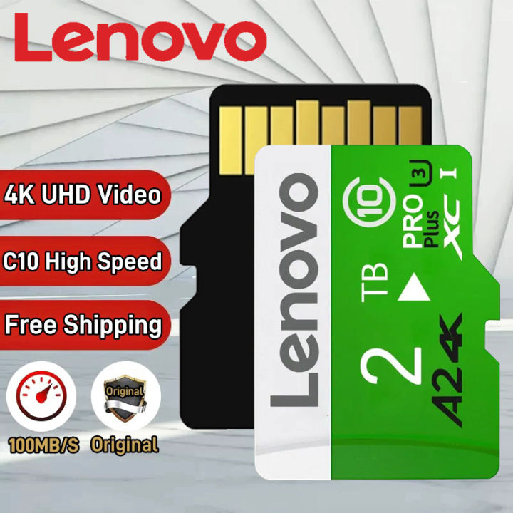 Lenovo SD Memory Card 2TB Micro TF/SD Card 1TB Class 10 High Speed A2 ...