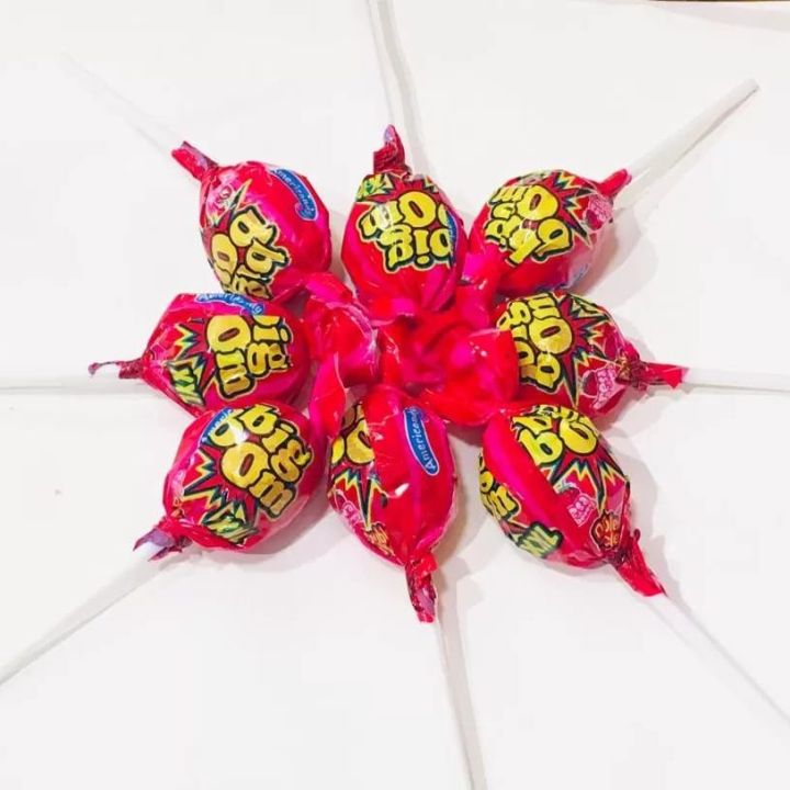 Big Bom XXL Lollipop Strawberry Flavour 15pcs | Daraz.lk
