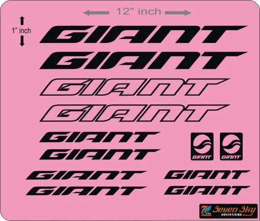 Push Bike Cycle Stickers Mountain Bike Luminous Reflective Plotter ...