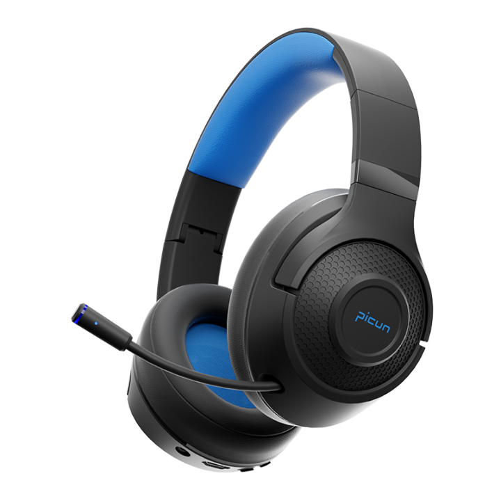 Picun BG01 Wireless Gaming Headset with Microphone Lightweight Over-ear ...