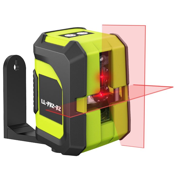 2 Lines Laser Level Self Levelling ( 3.5 degrees) Red Beam Laser ...