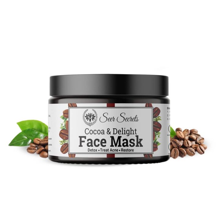 Seer Secrets Cocoa Delight Face Mask for tan removal and pore ...