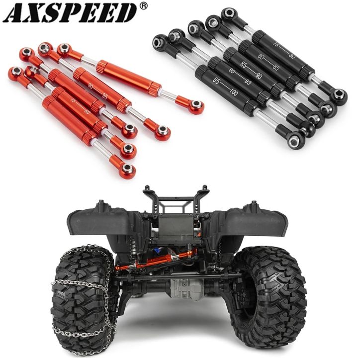 Reading WritingAXSPEED 2PCS Adjustable Steering Link Rod Panhard Bar Servo Linkage for 1/10 RC ...