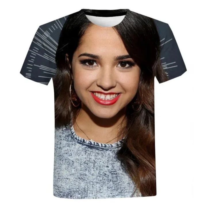 Singer Becky G 3D Print T Shirt Man Women T-shirts Haikyuu Graphic ...