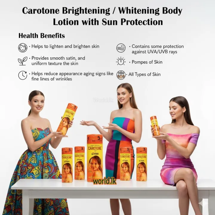 Carotone Light & Natural Brightening Whiit-ning Body Sun Protection ...