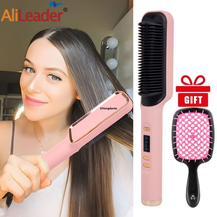 NEW Hair Brush Straight Hair Dryer Combiner Straight Hairstyle ...