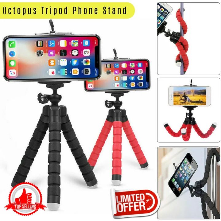 Octopus Camera Flexible Tripod Mobile Phone Camera Stand | Daraz.lk