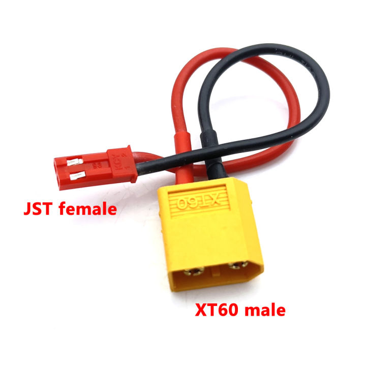 XT60 XT30 T Plug Male / Female to JST Connector Charging Adapter Cable ...