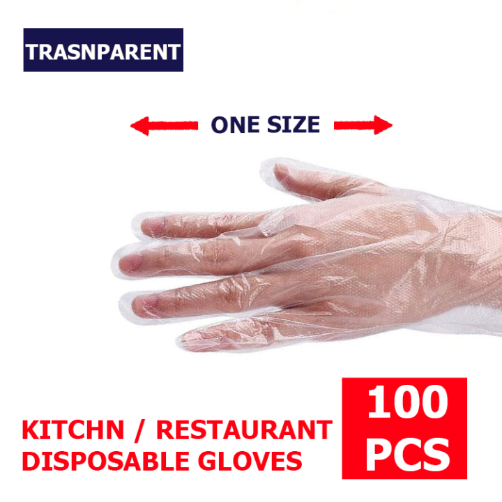 100Pcs Disposable Restaurant Kitchen Gloves Pack | Daraz.lk