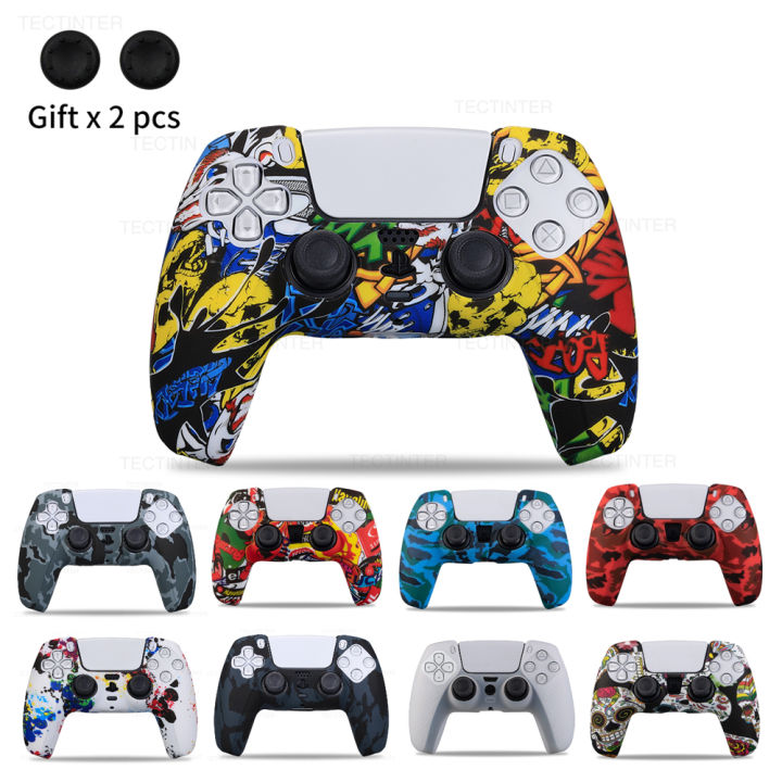 Protective Silicone Case for PS5/PS5 Slim Controller Gamepad Cover ...