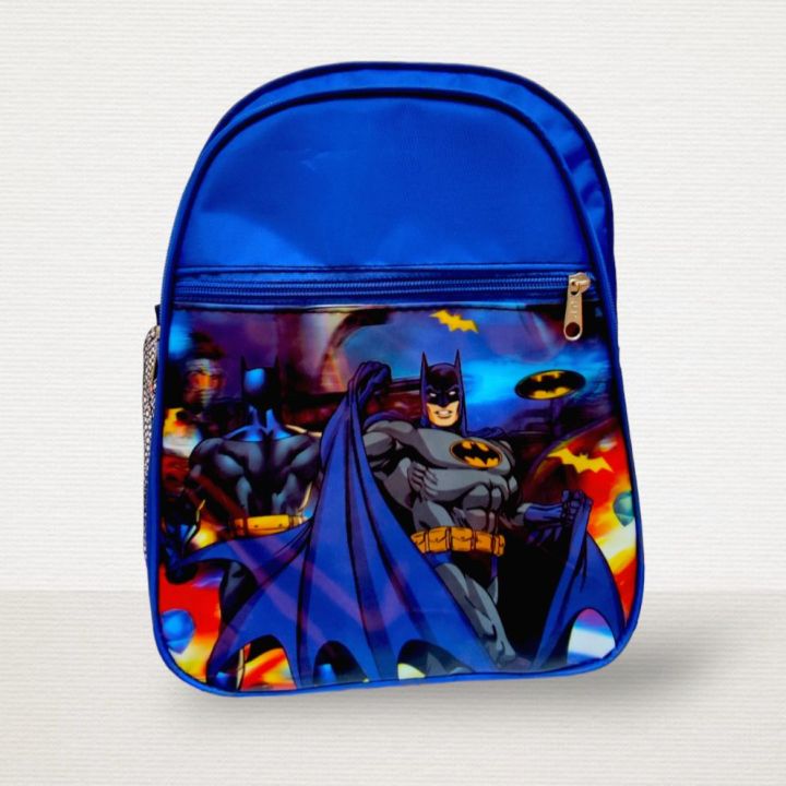 School Bag Backpack Blue Color Batman Grade 1&2 Preschool Bag for Boys ...