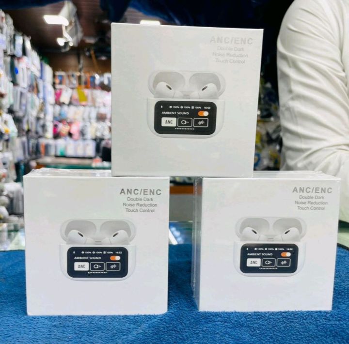 A9 PRO Anc Earbuds 2024 The Latest Anc+Enc Smart Screen Style with ...