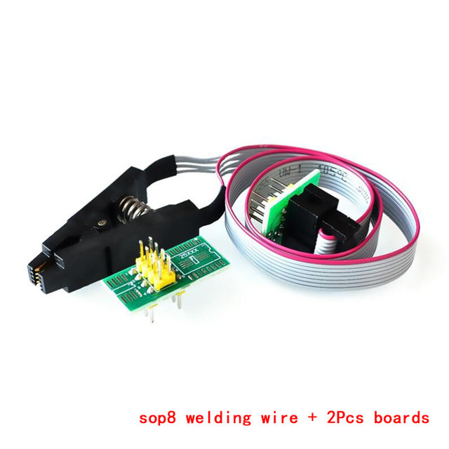 Programmer Test clip SOP8 Eight-pin BIOS clip Wide and narrow body 8 ...