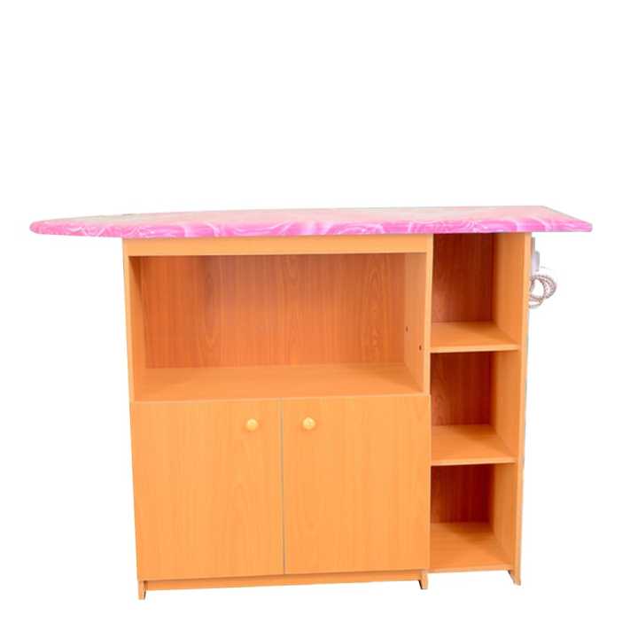 melamine Iron table half cupboard with raks and pug quality furniture ...