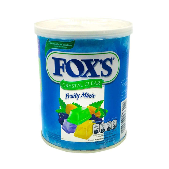 Fox's Crystal Clear Fruity Mints 180g Tin | Daraz.lk