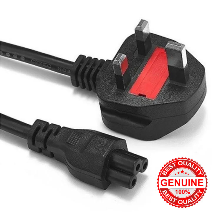 Ansys Tech Laptop 3 Pin Power Cable with Fuse for Dell HP Lenovo and ...