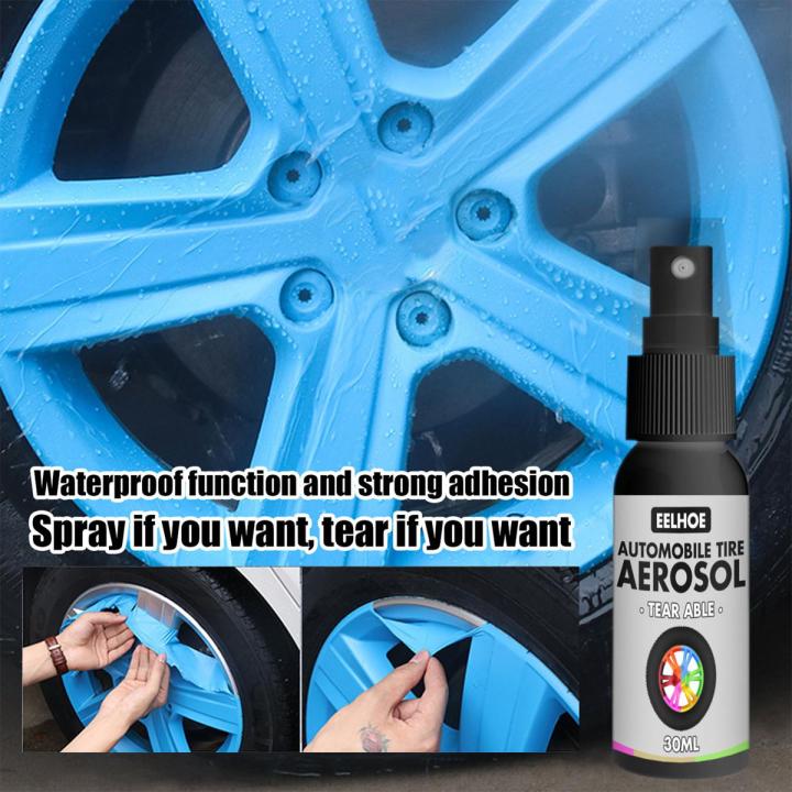 【Pink 30/100ML Peelable Wheel Paint Automotive Removable Rim Paint ...