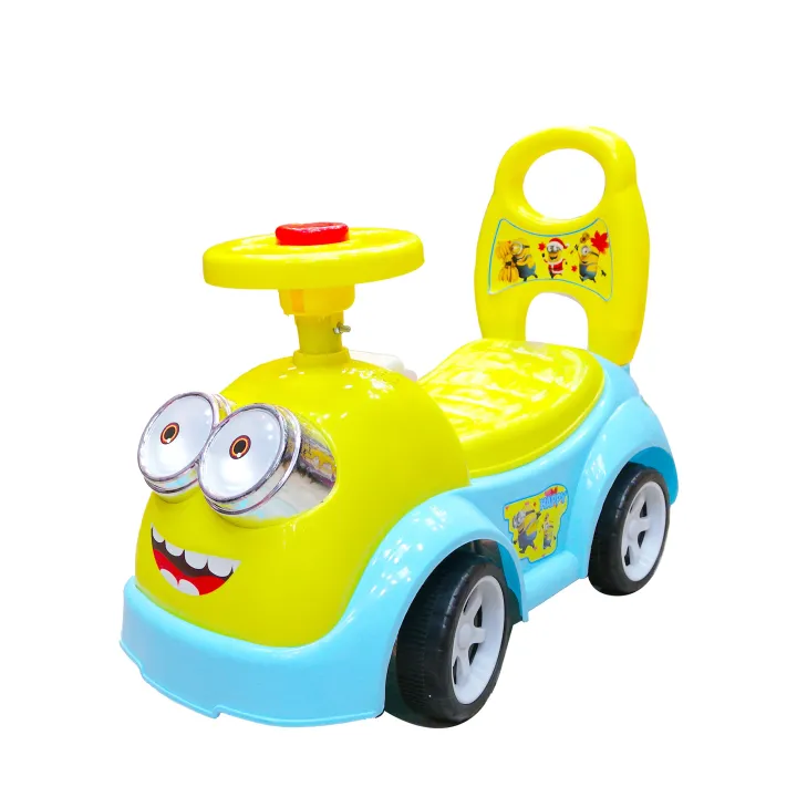 Baby Tolo Ride On Minions Push Car With Musical Push Steering/ Superman ...