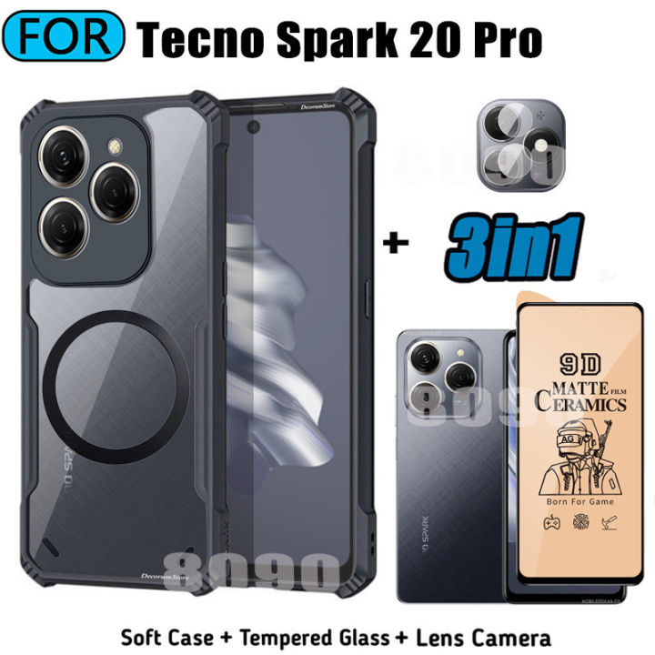 3 in 1 Tecno Spark 20 Pro Anti Fall Phone Case for Tecno Spark 30 Pro ...