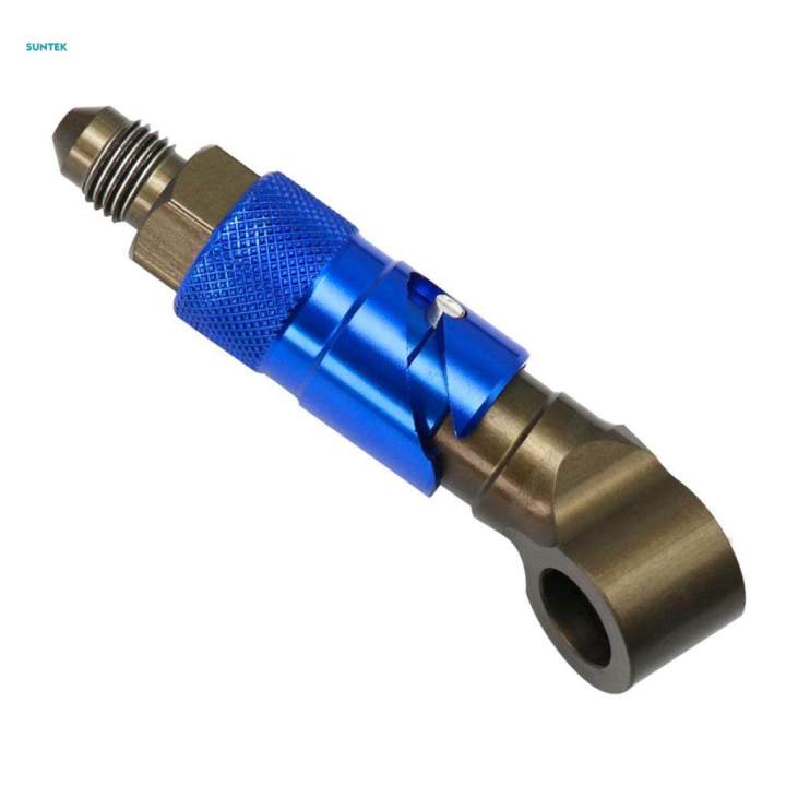 2x3AN Elbow Swivel Fuel Oil Gas Line Hose End Fitting Connector Dark ...