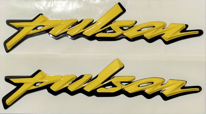 Bajaj Pulsar 220f/180/150/135 Coloured 3D Monogram Emblem Badge | Daraz.lk
