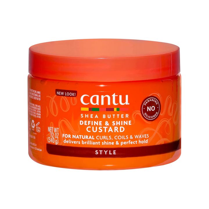 CANTU Style Define & Shine Custard with Shea Butter for Natural Curls, Coils & Waves - 340g ...