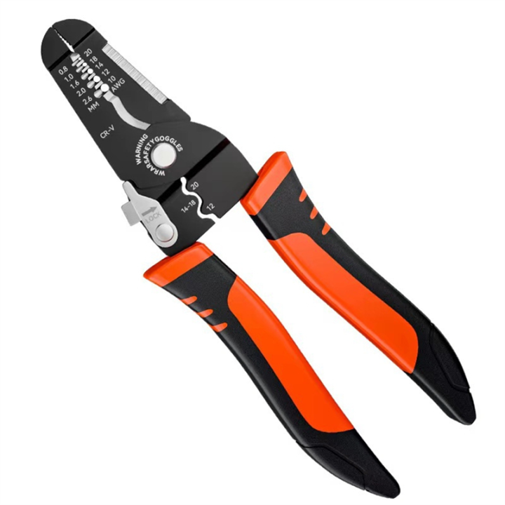 Wire Stripper, 3-Rd Generation Wire Stripping or Crimping Tool, 5-IN-1 ...