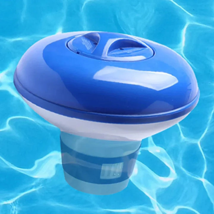 Swimming Pool Floating Chlorine Dispenser Disinfection Automatic ...