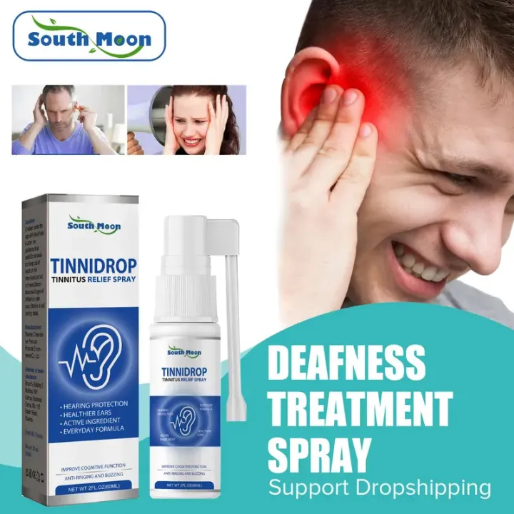 Ear Ringing Treatment Spray Earwax Blockage Cleaning Anti Cochlear ...