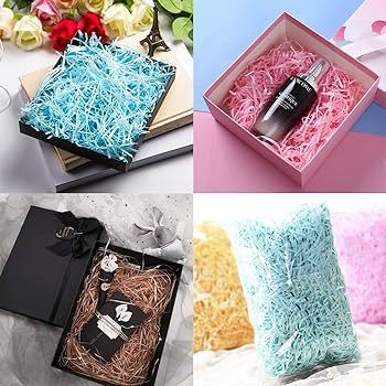 Gift Box Filling Material Shredded Paper Paper Raffia PacKing -50g ...