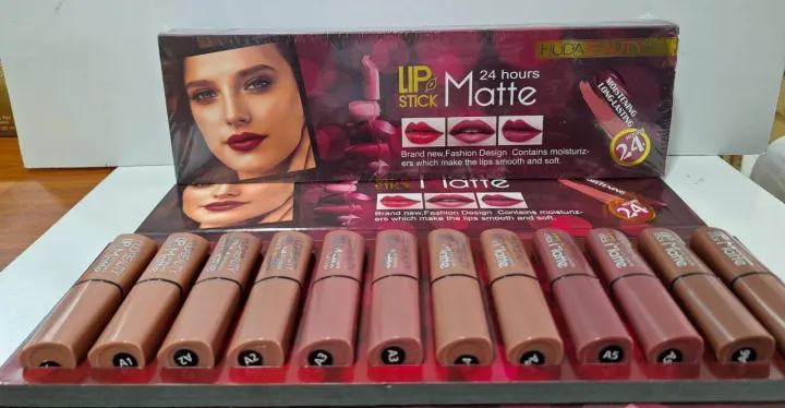 Huda Beauty 24hrs matte Lipstick one pc | Daraz.lk