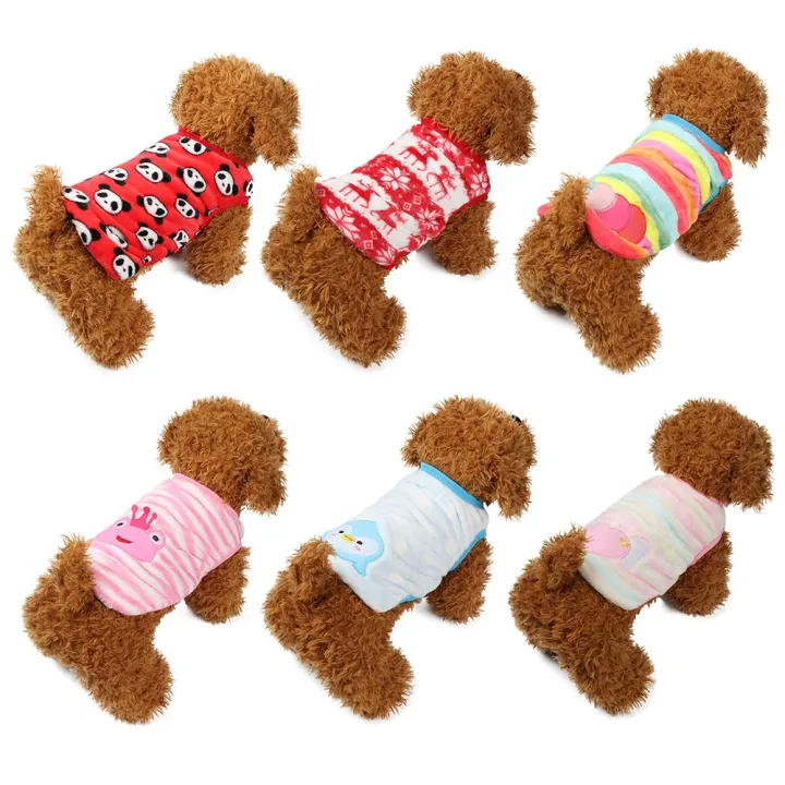 Paw Print Stars Animals Costume Puppy Vest Pet Clothes Dog Jumpsuit Cat ...