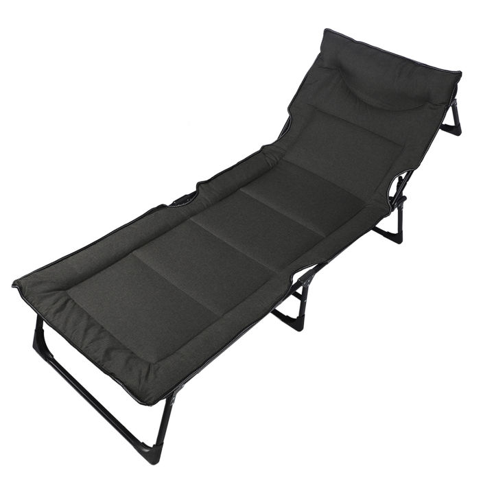 Camping Cot Adjustable Backrest Waterproof Folding Cot for Swimming ...