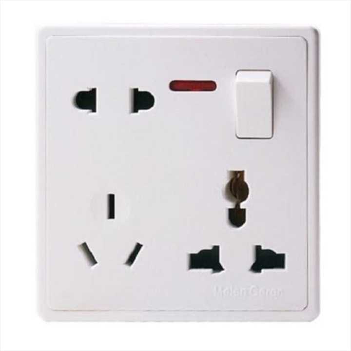 Multifunction Wall Socket Switch Power Plug Outlet Panel Switch with ...