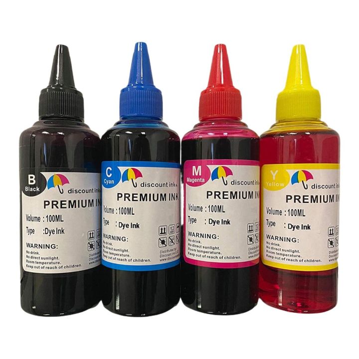 I-Ink Universal Refill Ink 100ml Bottles x 4 | Daraz.lk
