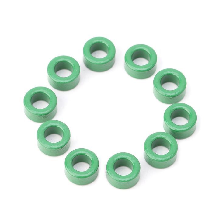 【VogueVenture】10Pcs Inductor Coils Green Toroid Ferrite Cores Anti ...