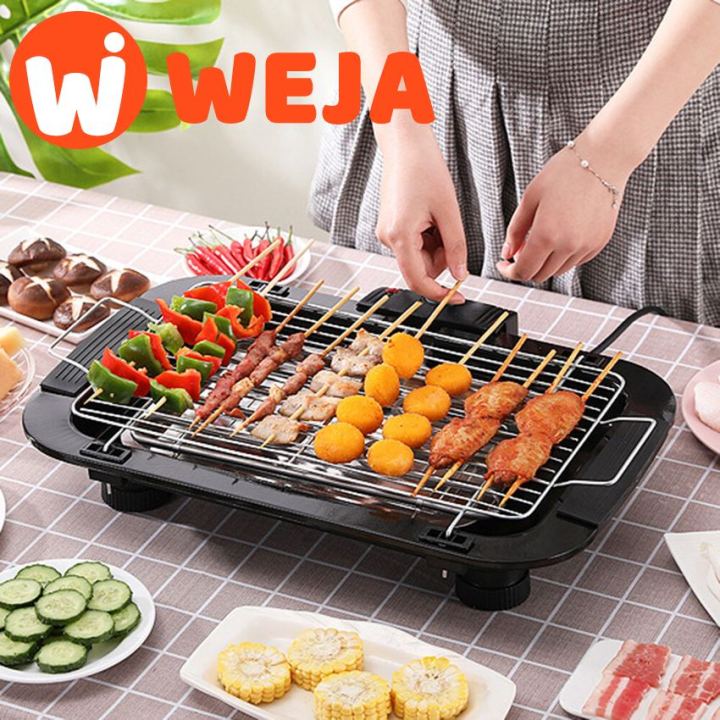 【WEJA】Smoke Free Indoor/Outdoor Electric Grill Portable Tabletop Grill ...