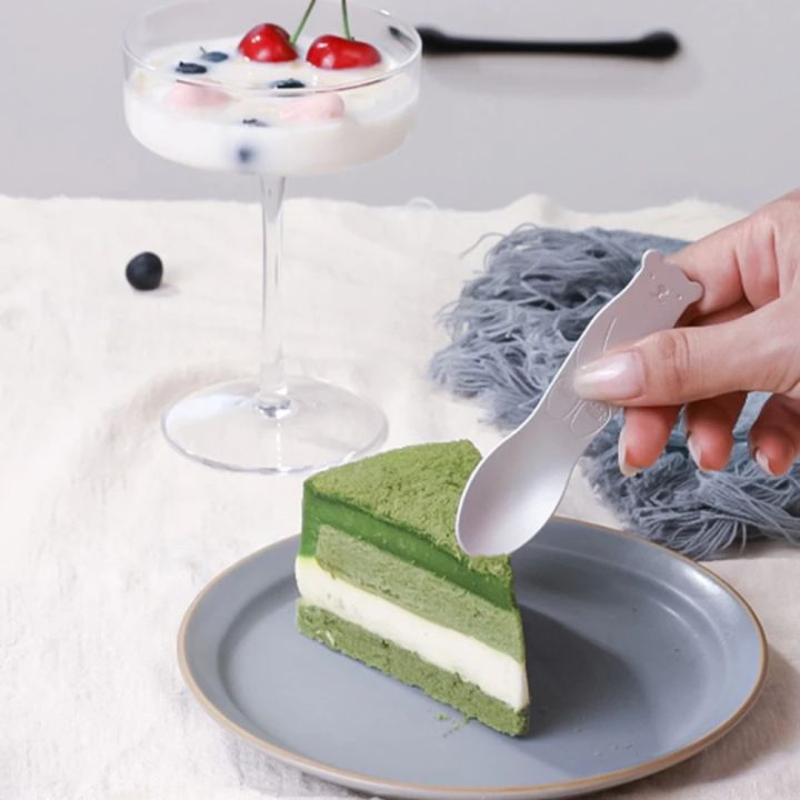 Kitchen Tableware Aluminum Ice Spoon Japan Self-melting Type Dessert ...