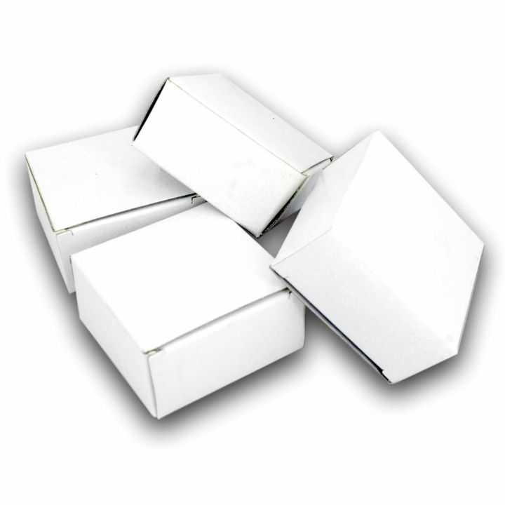 Moreots White Empty Gift Boxes 10, 50, 100 Pack 5x5x2.5 CMS, Empty Box ...