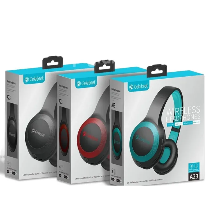 CELEBRAT A23 Portable And Foldable Wireless Earphone Bluetooth 5.0 TF Card | Daraz.lk