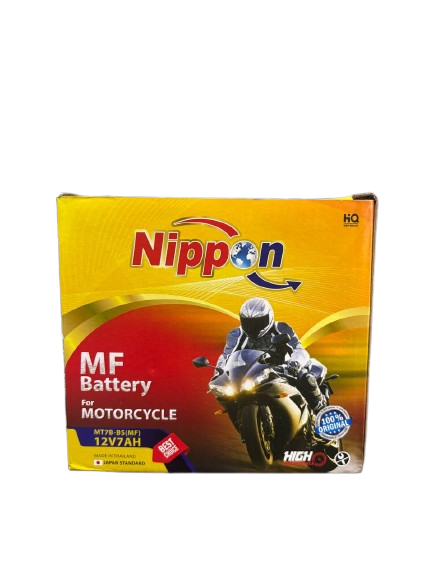 Nippon 7Ah (7LBS) Bike Battery For Discovery 150, CD 125,Hunk | Daraz.lk