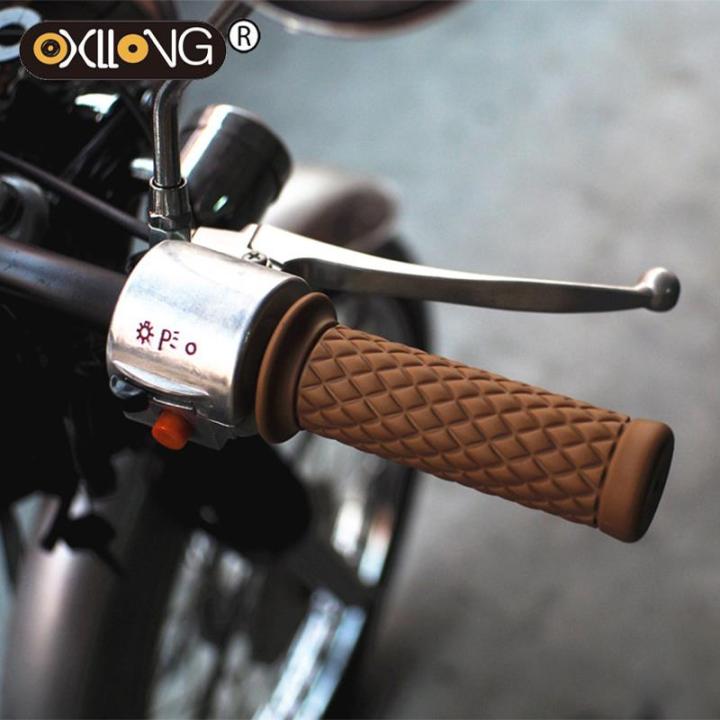 bike modified parts Motorcycle Handlebar 2Pcs 7/8 22mm Moto Grip Ends ...