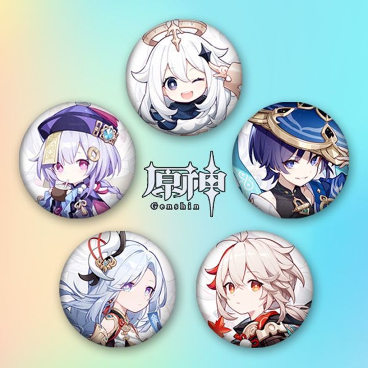 cos Original God Peripheral Bar Badge q Version of the Personage Fu Ningna Wanye Walnut Deserter ...