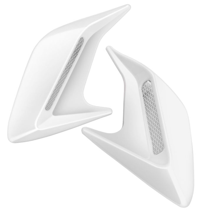 【beauty code】2PC PVC Uniserval Car Model 3D Side Vent Air Flow Fender ...