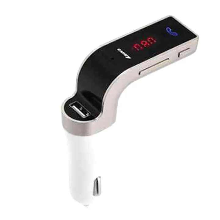 Carg7 Bluetooth Car Charger T Flash Usb Direct Connect Fm Transmitter ...