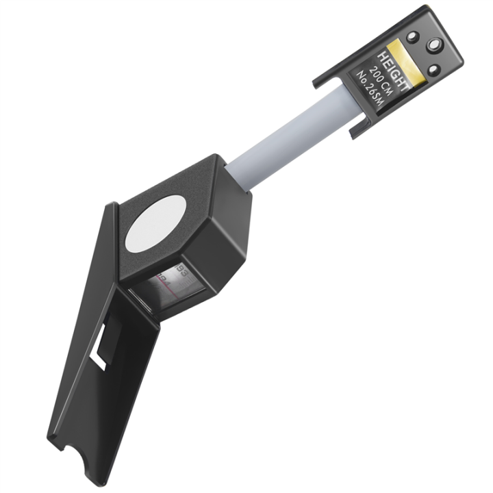 LKPCIGCXM 200Cm Stadiometer Black Wall Mounted Height Meter Growth ...